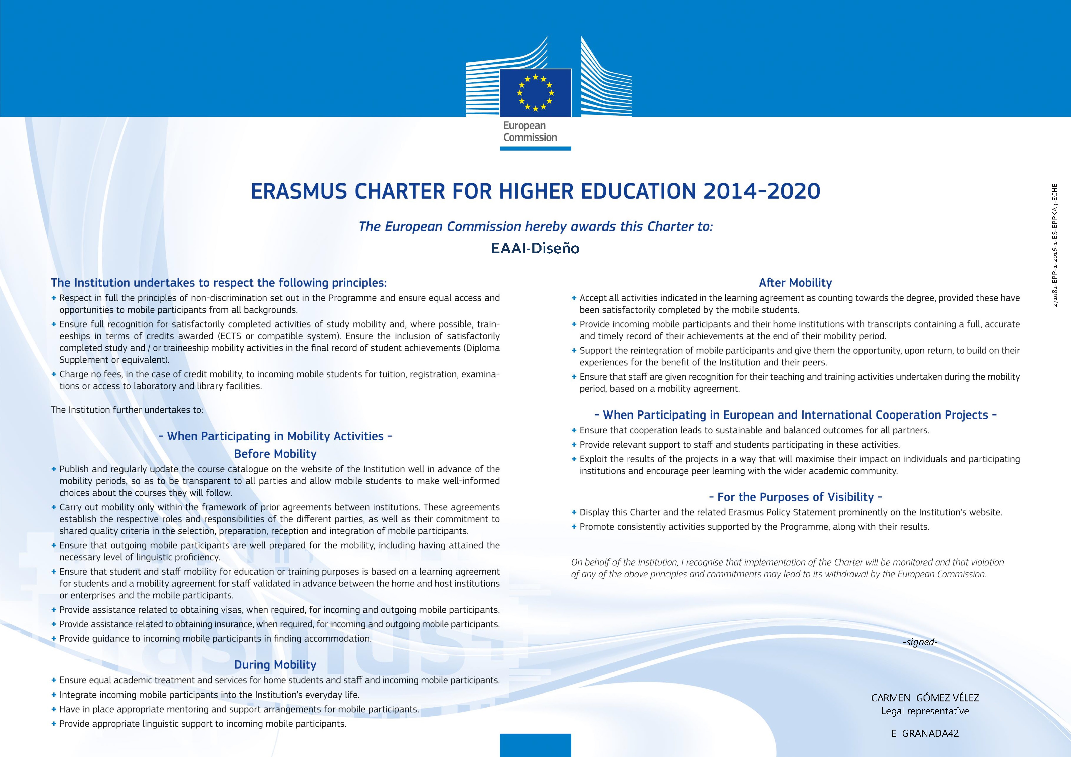 ESADA consigue el 100% de las becas Erasmus + solicitadas